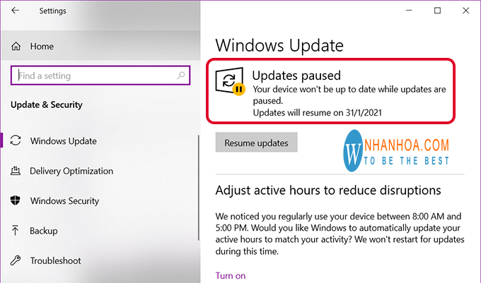 Tắt update win 10 - [TOP 8 CÁCH AI CŨNG LÀM ĐƯỢC]