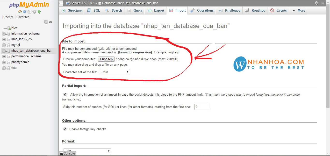 Cách import sql vào phpAdmin [HƯỚNG DẪN CHI TIẾT]