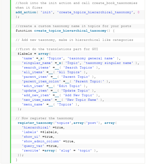 Taxonomy là gì? Làm thế nào để Custom Taxonomy WordPress?