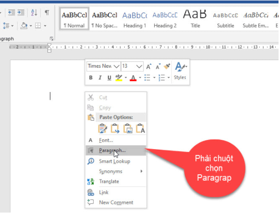 Tab trong Word [SỬ DỤNG CHỈ VỚI 3 BƯỚC]