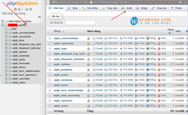 Cách lấy database của website [Hướng dẫn tự Backup]