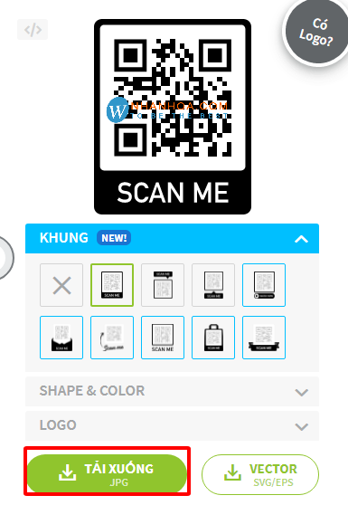 Hướng dẫn tạo mã QR online, mã QR cá nhân miễn phí
