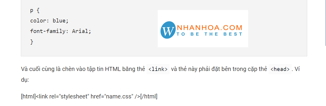 Nhúng css vào html [HƯỚNG DẪN CHI TIẾT]