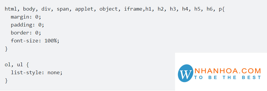 Reset css [Cách thức sử dụng & Tạo reset css nhanh nhất]