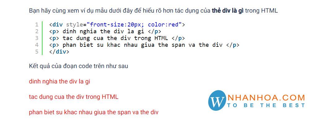 Thẻ div trong html - [TỔNG QUAN NHỮNG ĐIỀU CẦN BIẾT]