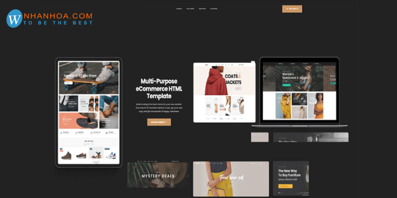 Hướng dẫn thiết kế website bán hàng bằng html - [CHI TIẾT NHẤT]