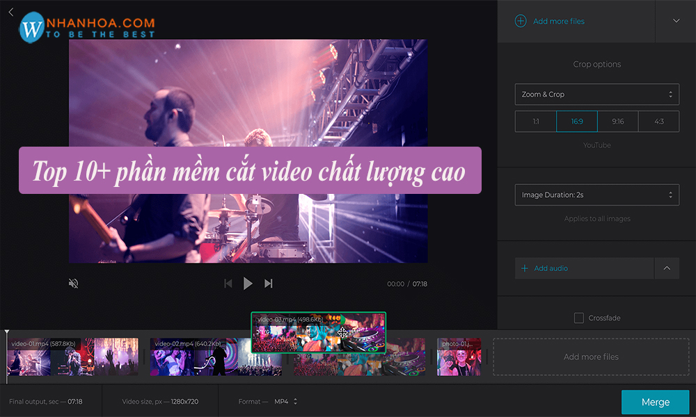 Phần mềm cắt video dễ sử dụng nhất - [TOP 10]