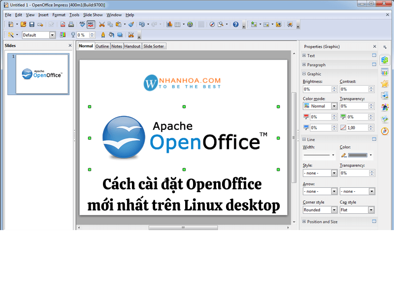 Hướng dẫn cài đặt OpenOffice mới nhất trên Linux desktop