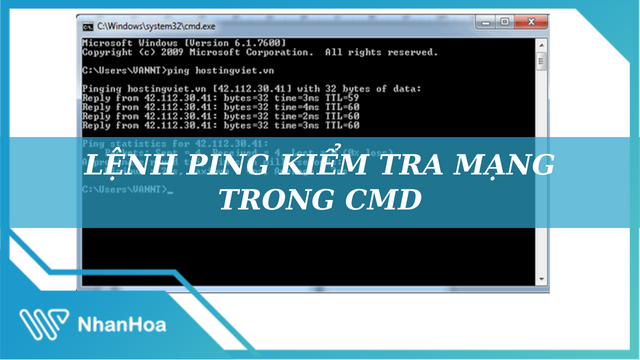 Hướng dẫn sử dụng lệnh Ping kiểm tra mạng trong CMD và lỗi Request Time Out